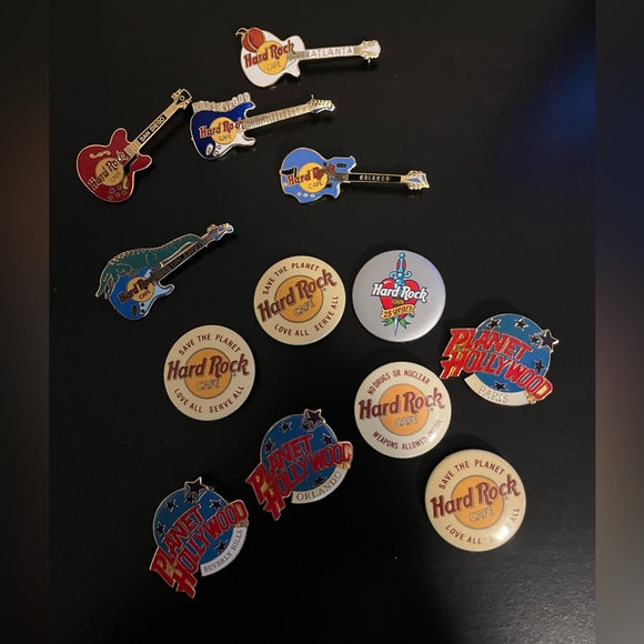 Hard Rock, Planet Hollywood | Accessories | Vintage Hard Rock Cafe And ...